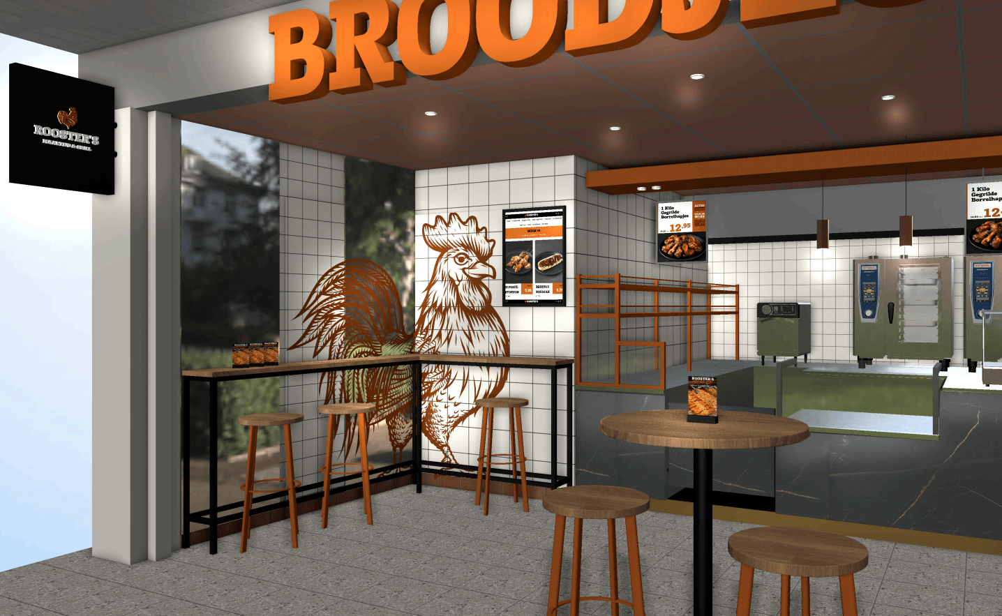 Winkelcentrum AA Landen Zwolle - Roosters